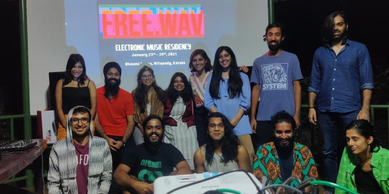 Free.wav: Nithin Shams & flux vortex's Electronic Music Residency ...